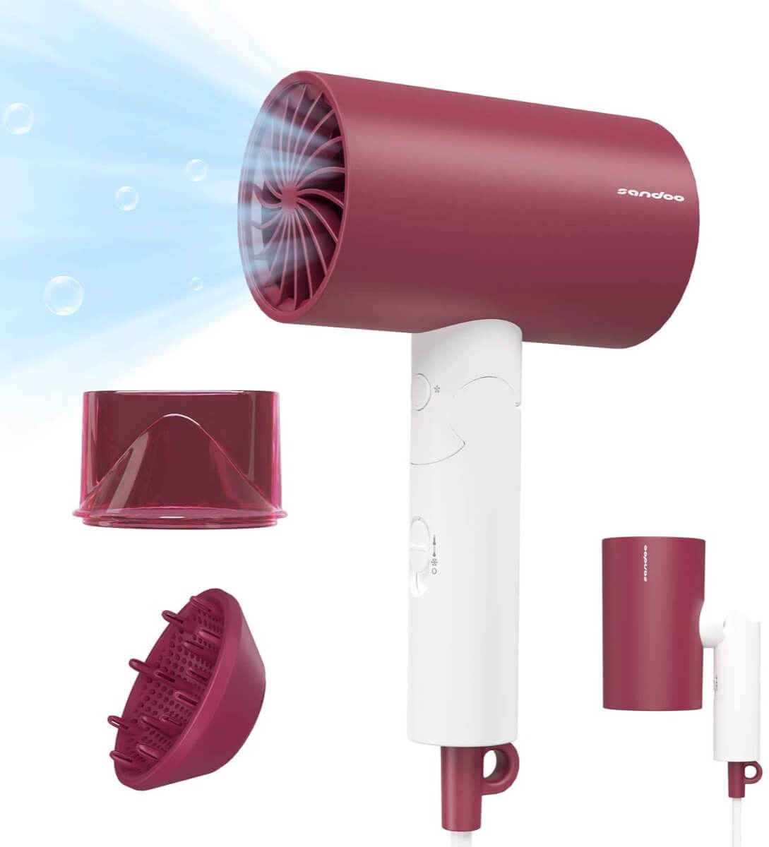 Sandooのドライヤーレビュー｜コンパクトでデザインもいい感じ