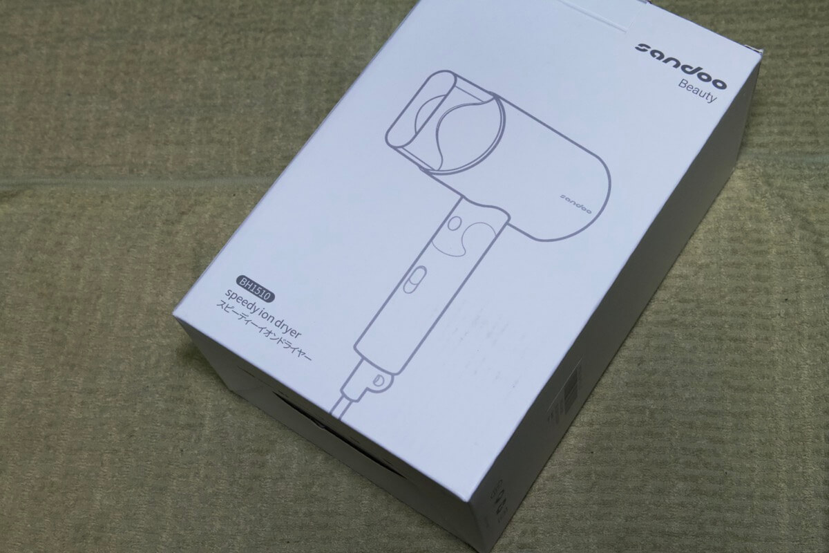 Sandooのドライヤーレビュー｜コンパクトでデザインもいい感じ
