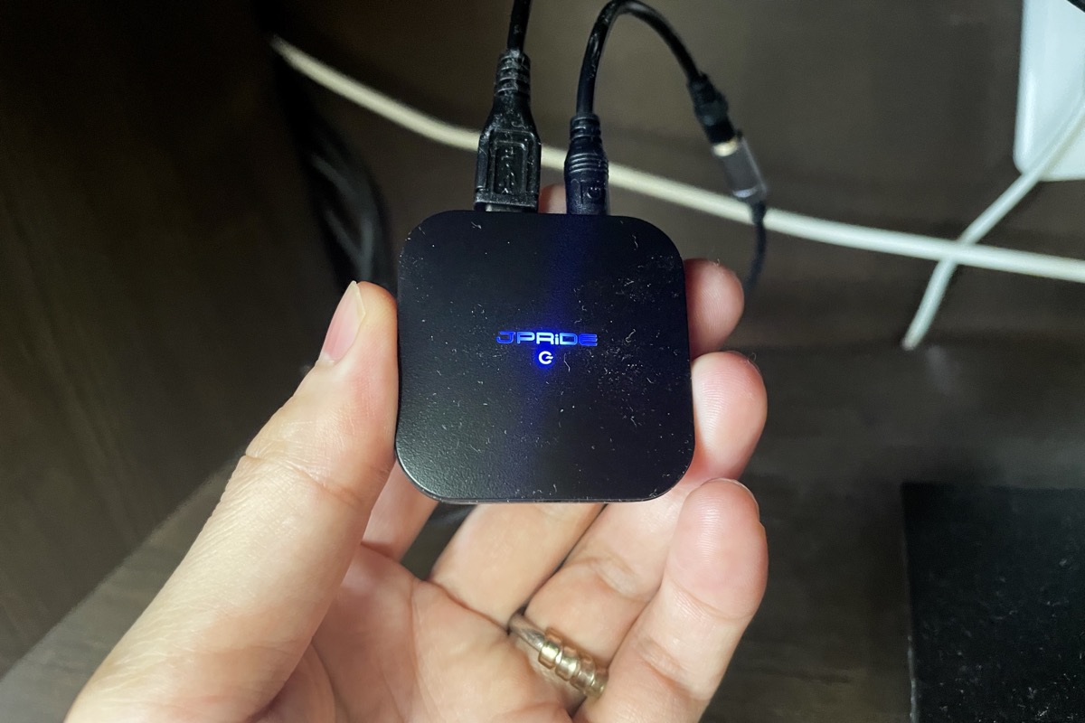 JPRiDEのBluetoothトランスミッターを購入｜テレビの音を簡単にワイヤレス化